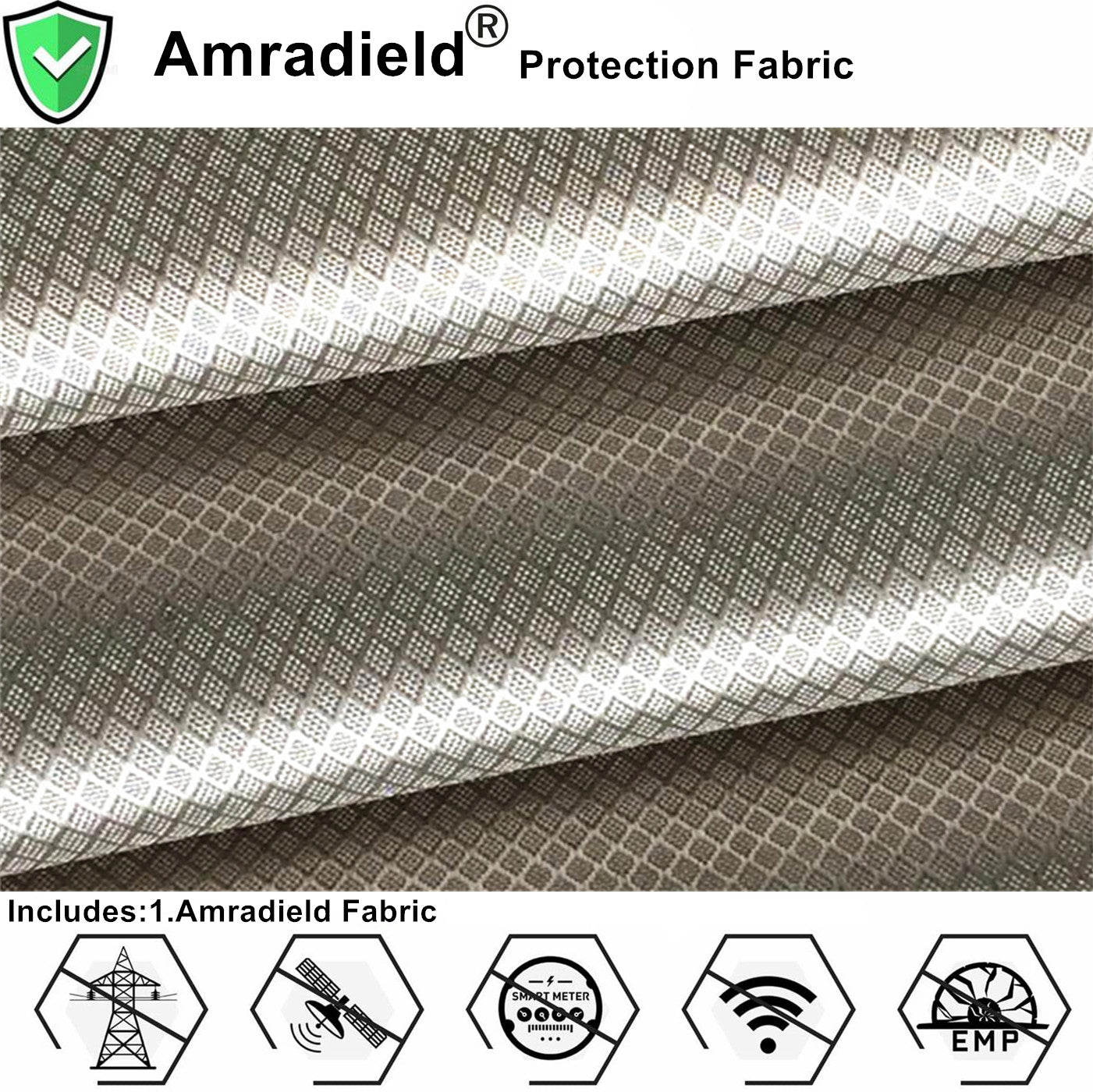Silver Fiber Fabric – Amradield